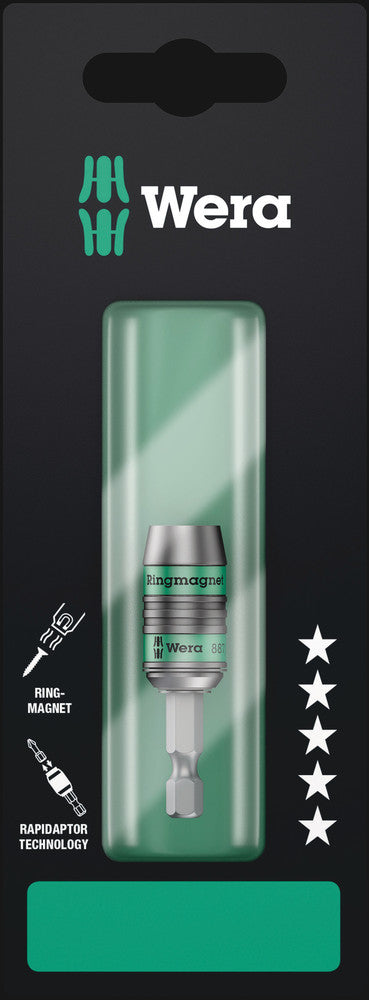 Wera Tools - 887/4 RR SB Rapidaptor Universal Bit Holder with ring mag
