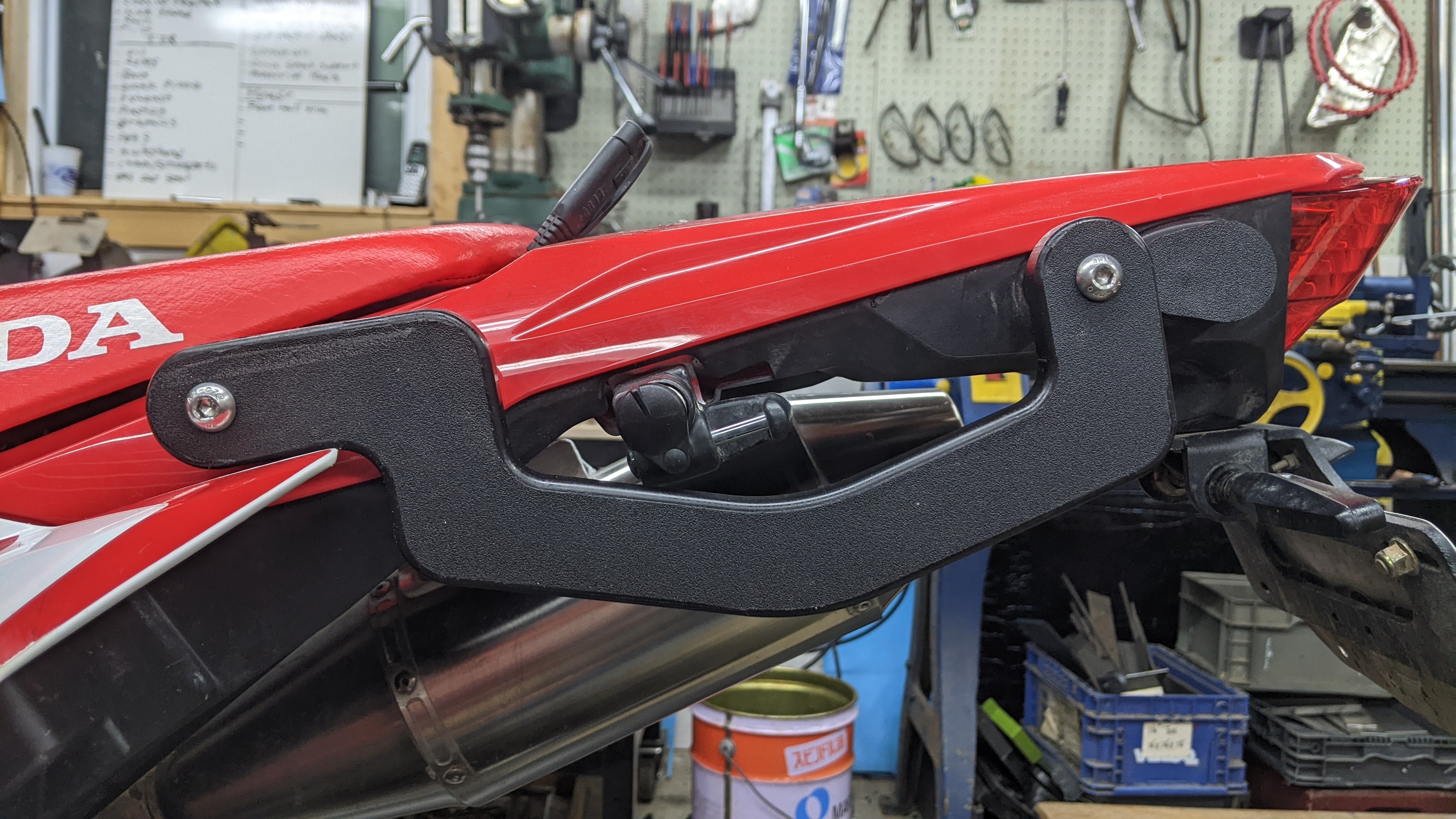 JET Moto Products - Low Type Grab Rails for Honda CRF 300L & Rally